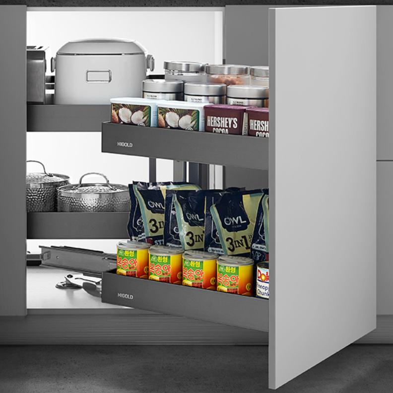 Soft Close Magic Corner - Shearer Style | Kitchen Line International